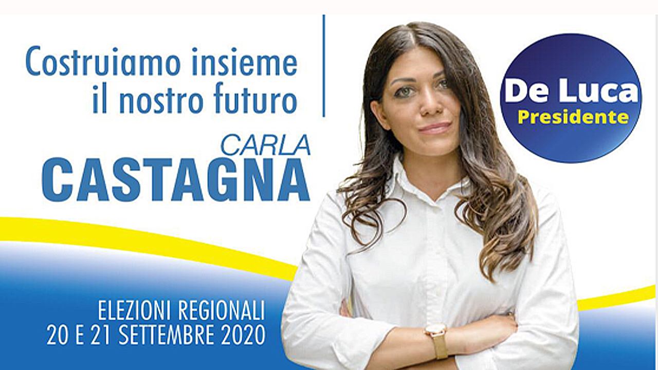 REGIONALI CAMPANIA 2020 - CARLA CASTAGNA, LISTA "DE LUCA PRESIDENTE ...